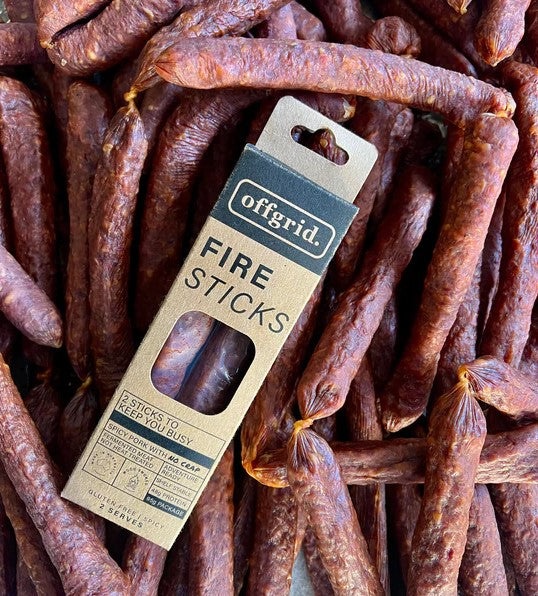 Offgrid Firestick Spicy Shelf Stable Salami – Absolute Outdoors